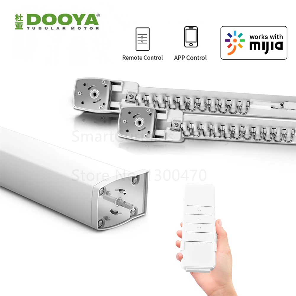 Dooya-M2-Smart-Curtain-Motor-With-Curtain-Track-Cornice-Mijia-APP ...
