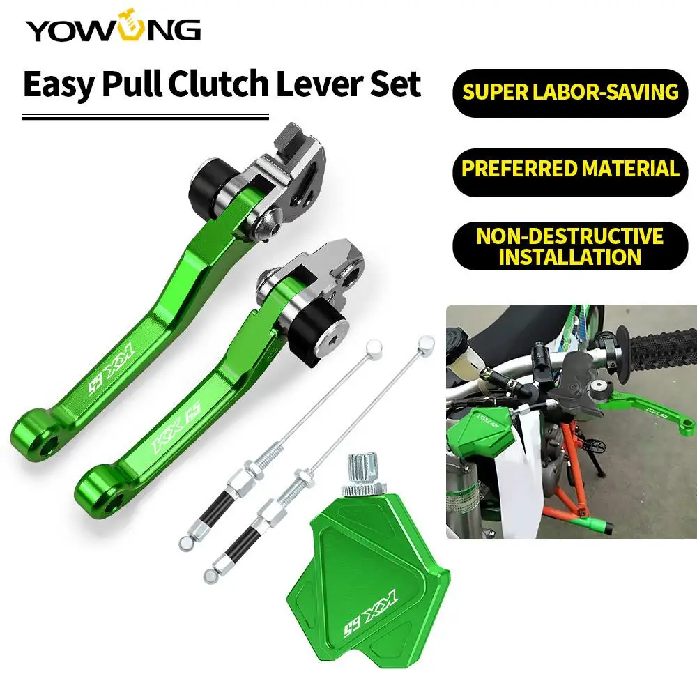 Motorcycle-Short-Stunt-Clutch-Lever-Easy-Pull-Cable-System-Brake-Clutch ...