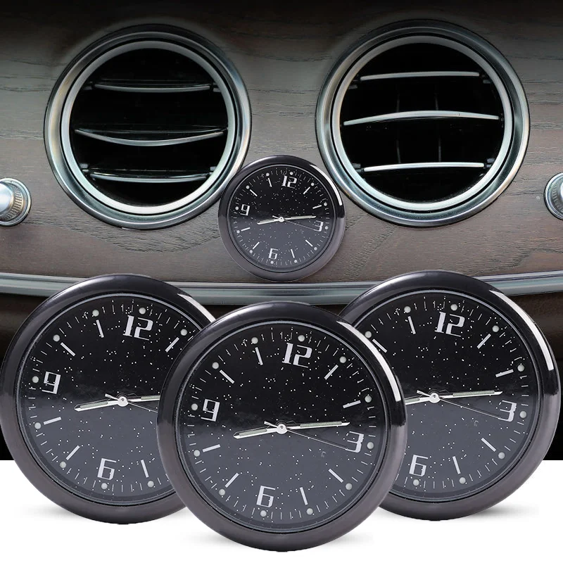 Luminous-Car-Gauge-Clock-Air-Vent-Dashboard-Waterproof-Quartz-Clock ...