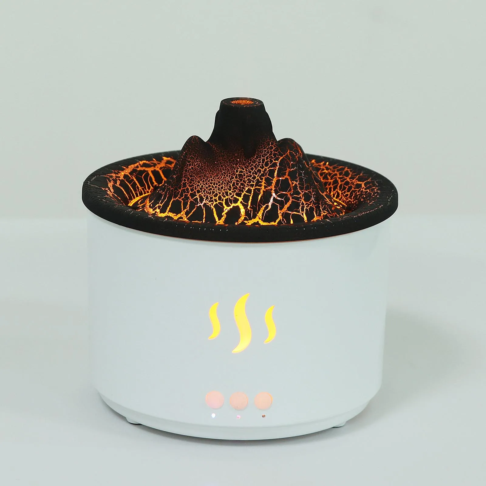 Oil-Diffusers-Humidifier-Volcano-Design-500ml-Tank-LED-Lights-Low-Noise ...