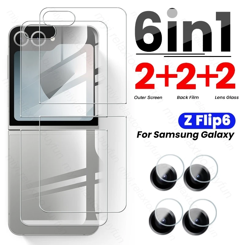 6-In-1-Full-Cover-Tempered-Glass-Back-Screen-Protector-for-Samsung ...