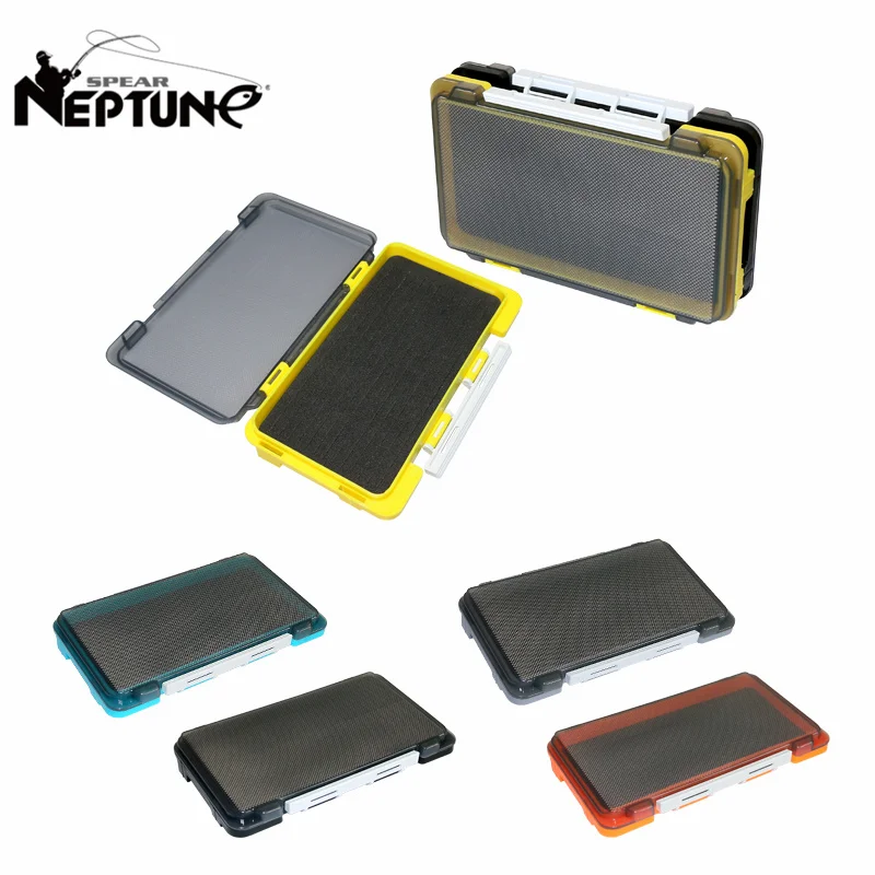 Plastic-Fishing-Box-Portable-Sponge-Pad-Fly-Lures-Container-Jig-Head ...