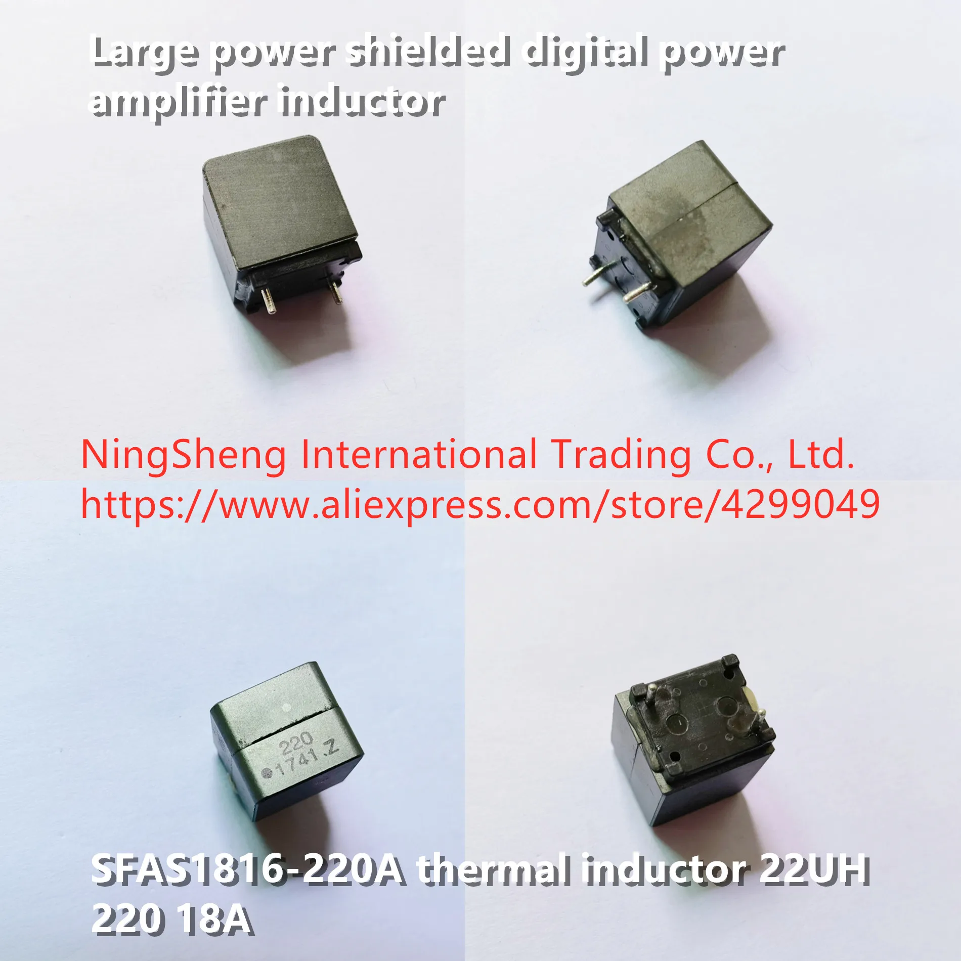 Original-new-100-large-power-shielded-digital-power-amplifier-inductor ...
