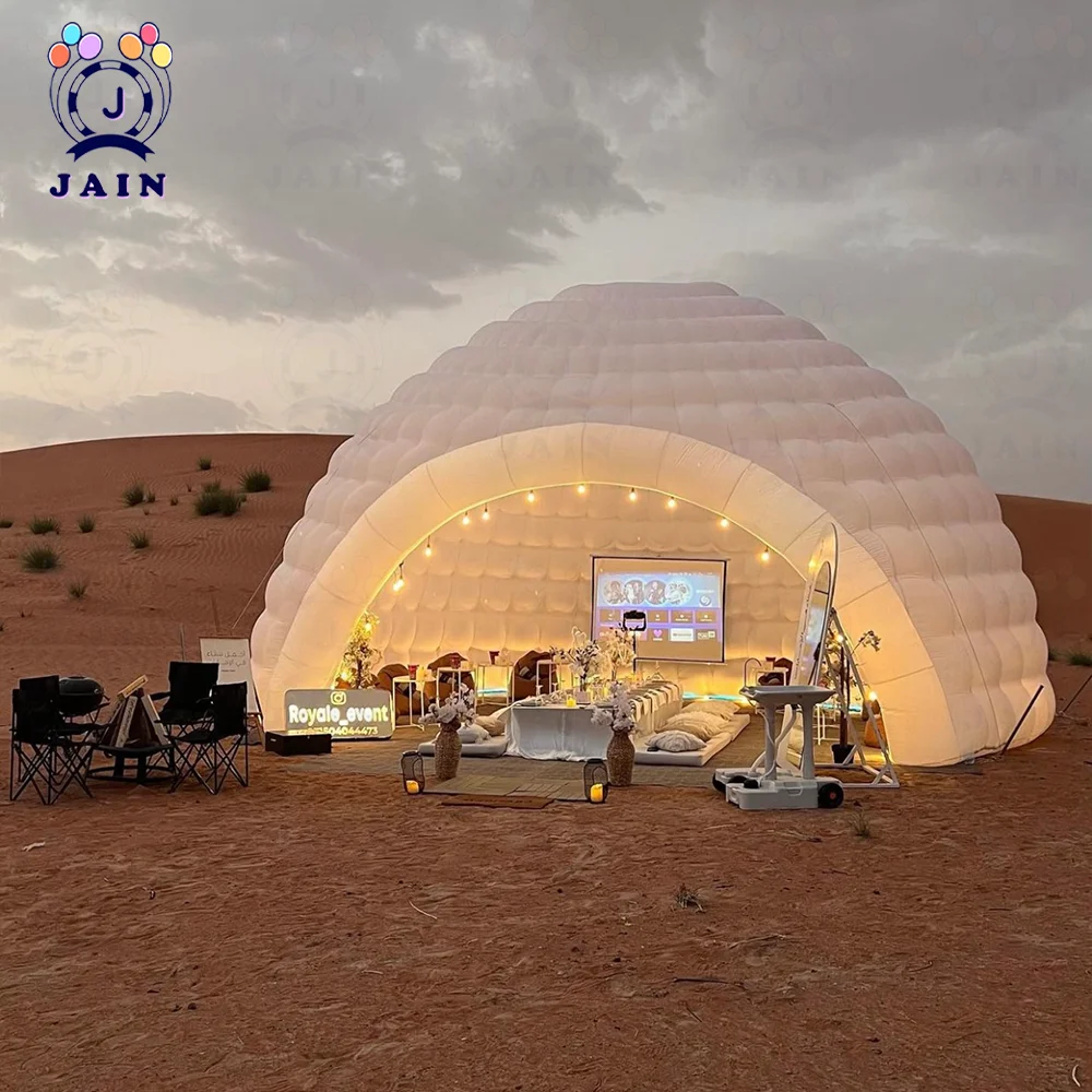 White-Inflatable-Dome-Tent-Outdoor-Lighting-Inflatable-Party-Dome-for ...