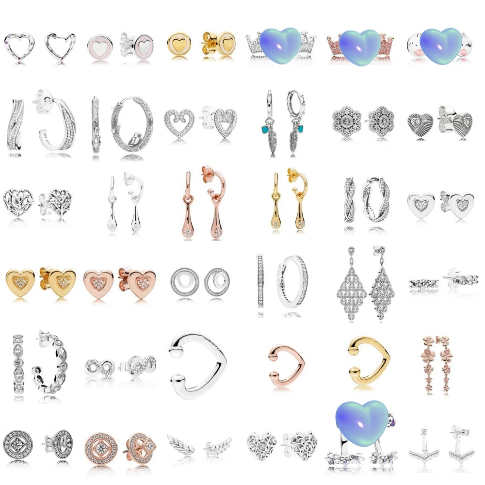 S925 Jóias de Prata Esterlina, Catálogo Correspondente, Selecione o Código para Comprar Brinco ...