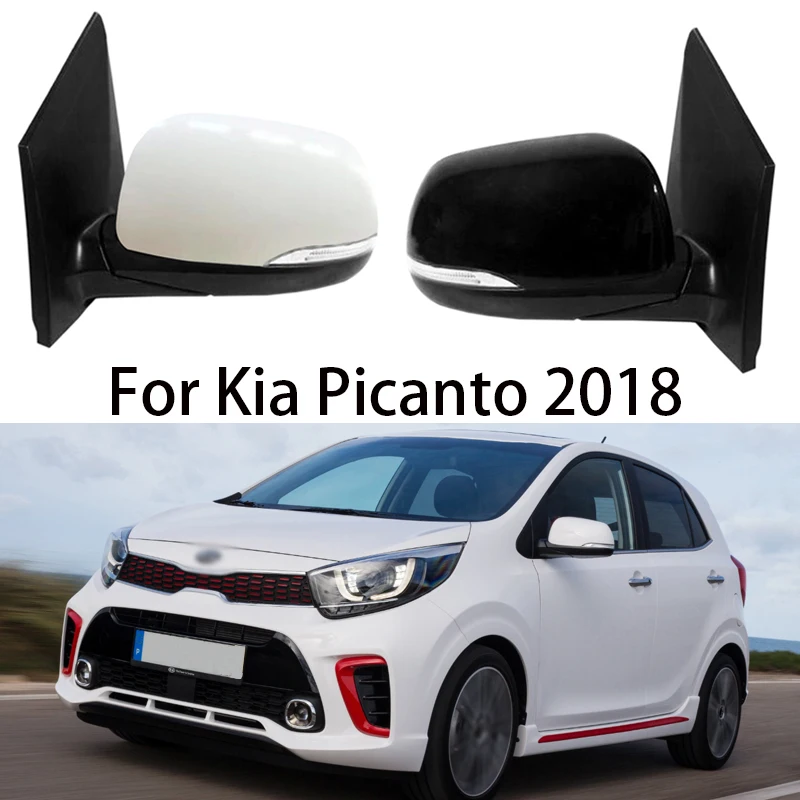 Auto Rearview Mirror assembly For Kia Picanto 2017 2018 Car Electric ...