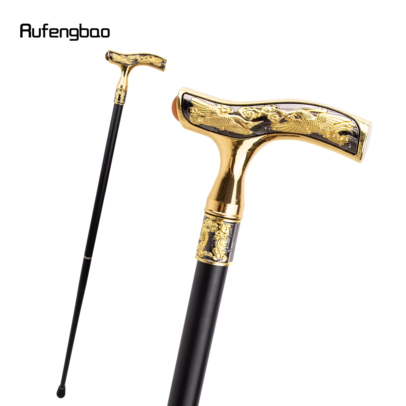 Crane Walking Cane Orange Gemstone Fashion Decorative Walking Stick ...