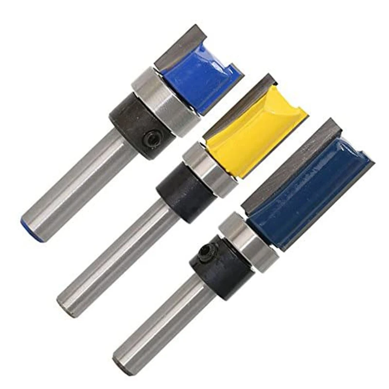 3Pcs-1-4-Inch-Shank-Flush-Trim-Router-Bits-Pattern-Template-Router-Bit ...