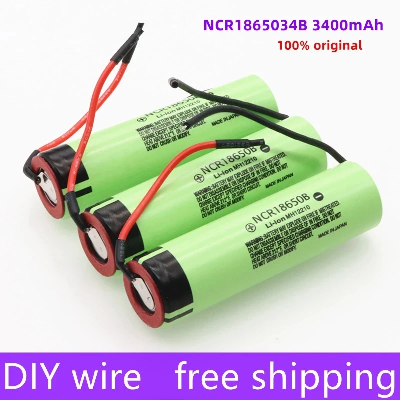 1-10-st-cke-100-Original-18650-batterie-3400mah-3-7-v-lithium-batterie ...