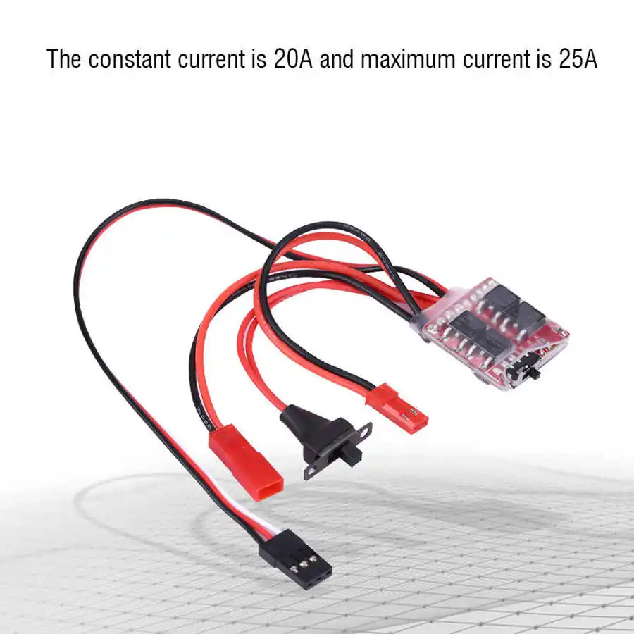20A ESC 30A ESC Motor Speed RC ESC 2KHz Forward Reverse Brush Brake RC ...