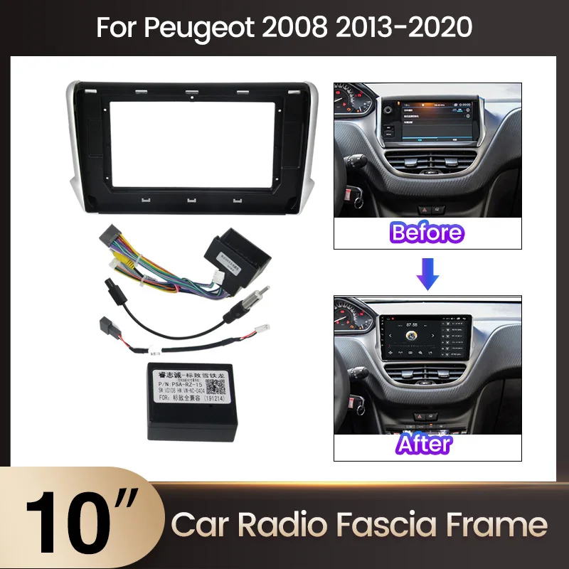 Para-Peugeot-2008-208-Series-2012-2018-Radio-de-coche-Android ...