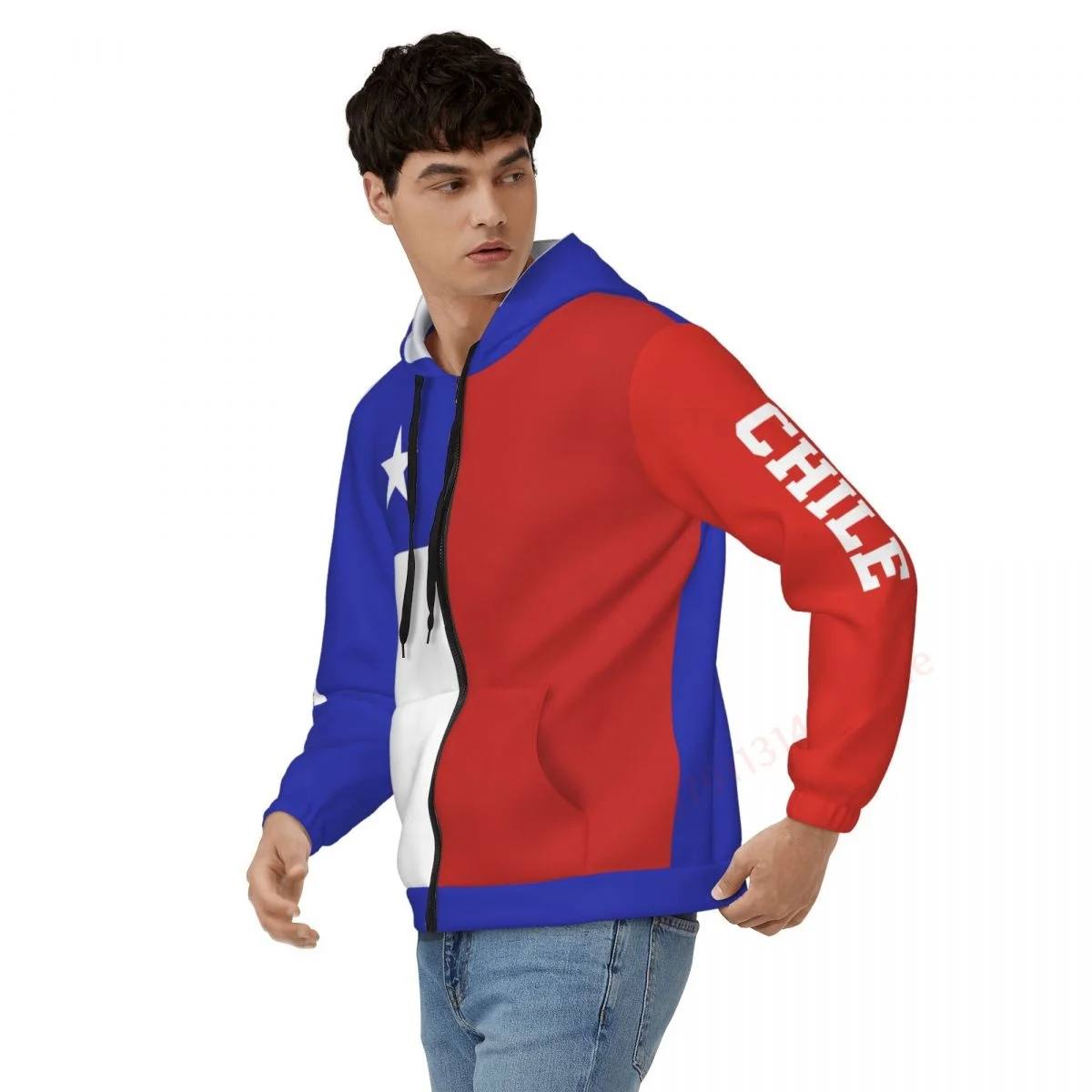 Sudadera-con-capucha-con-estampado-3D-de-bandera-de-Chile-para-hombre-y ...