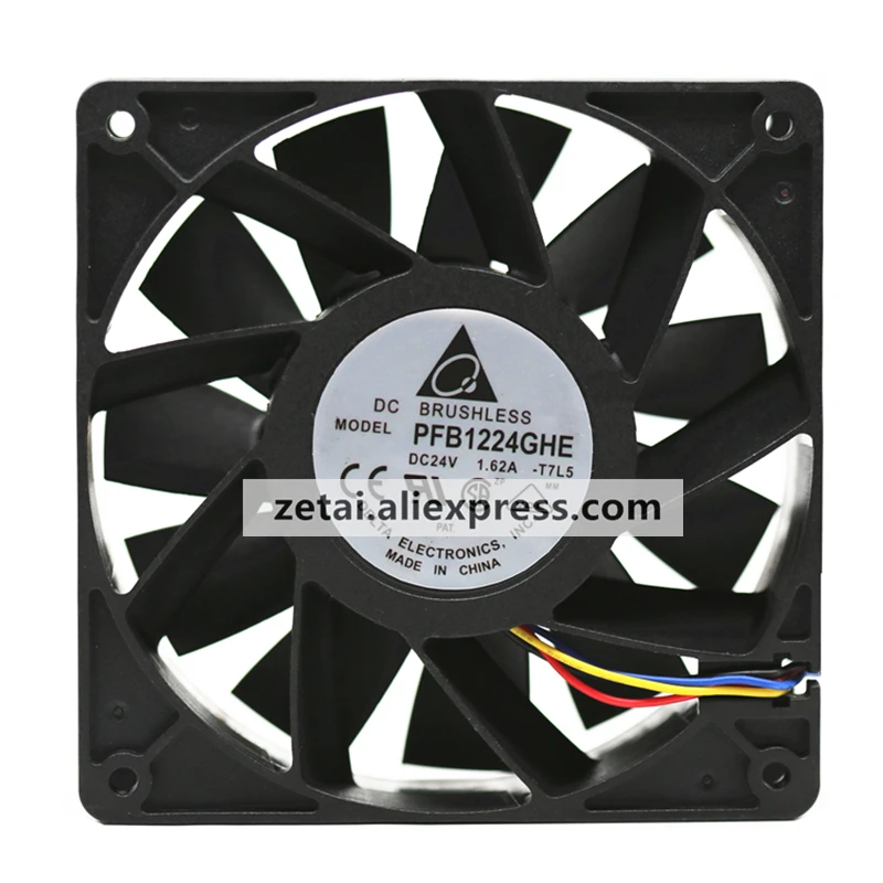 New-and-original-Delta-PFB1224GHE-24V-1-62A-fan-high-speed-120mm-4Pin ...