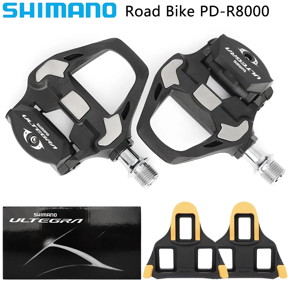 SHIMANO ULTEGRA Road Bike Pedal PD-R8000 Carbon Fiber Single Sided ...