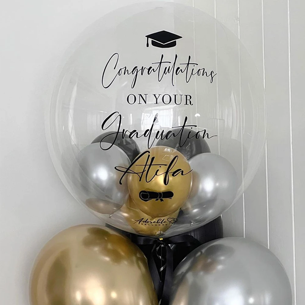 Custom-Graduation-Balloon-Sticker-18-24-36inch-Customized ...
