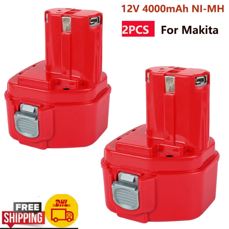 Turpow 12v 4000mah Ni-mh Replacement Battery For Makita Pa12 1220 1233 1222 1223 1235 6270d ...