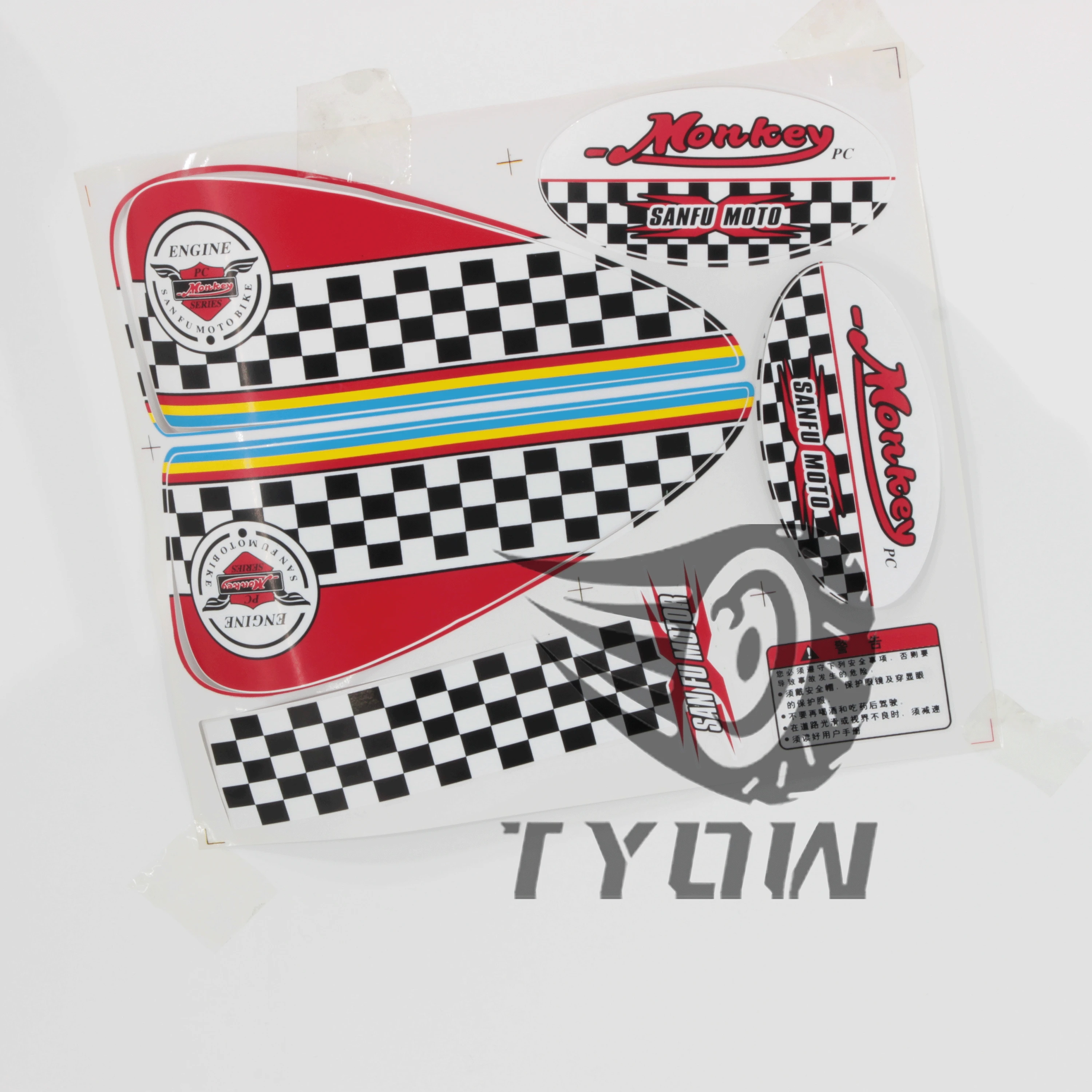Monkey Stickers Motorcycle Sticker Graphics Decals For Honda Z50 50cc ...