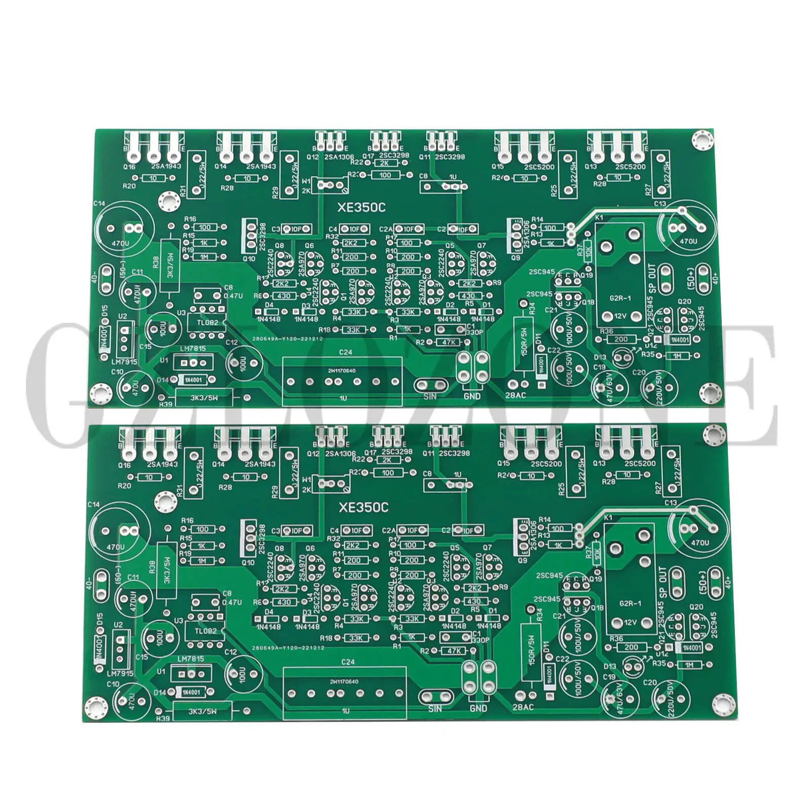One-Pair-XE350C-Power-Amplifier-Board-Bare-PCB-Base-On-Accuphase-Amp-B6 ...