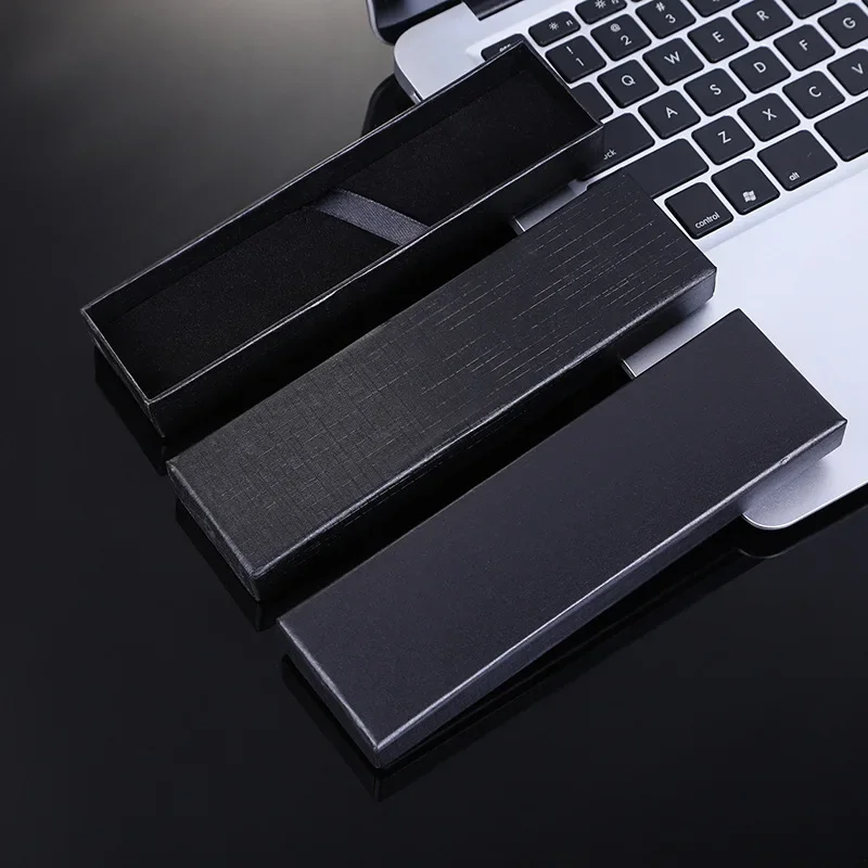 Star-Success-Black-Paper-Pencil-Case-Rectangular-Metal-Pencil-Box-Gold ...