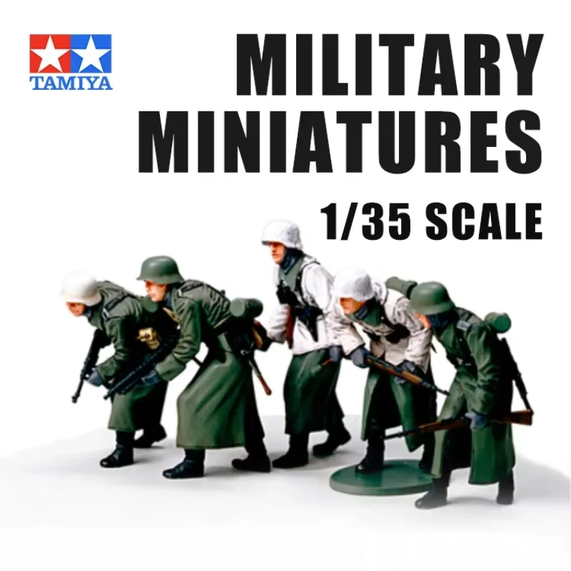 1/35 TAMIYA assembly model 35256 German Winter Assault Infantry Group ...