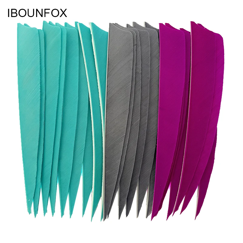 100Pcs-Archery-Arrows-Feathers-Fletching-5-Inch-Real-Turkey-Vanes-Right ...