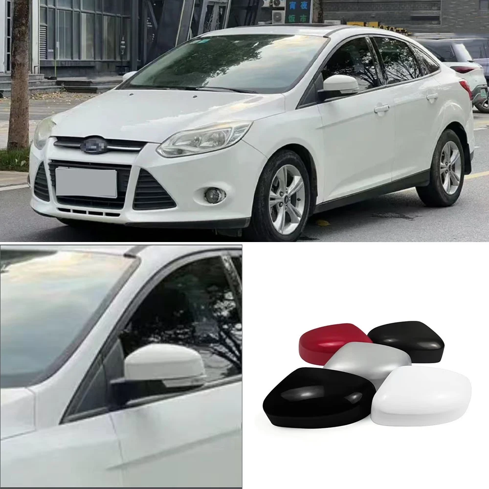 For-Ford-Focus-2012-2018-Replace-Outer-Rearview-Mirrors-Cover-Side-Rear ...