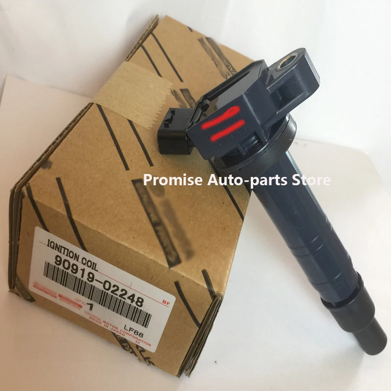4pcs Oem 90919-02248 New Ignition Coil 90919-02248 Dens-o 673-1308 For ...