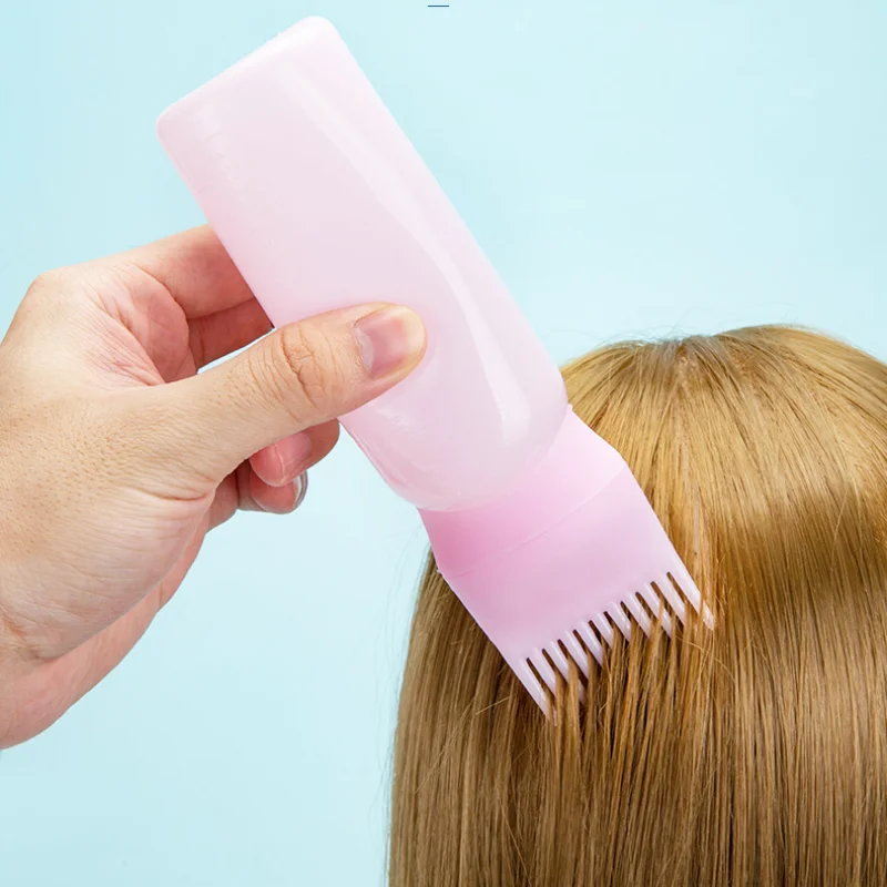 4 Colors 60OZ Portable Scalp Applicator Liquid Comb Hair Roots Massage ...