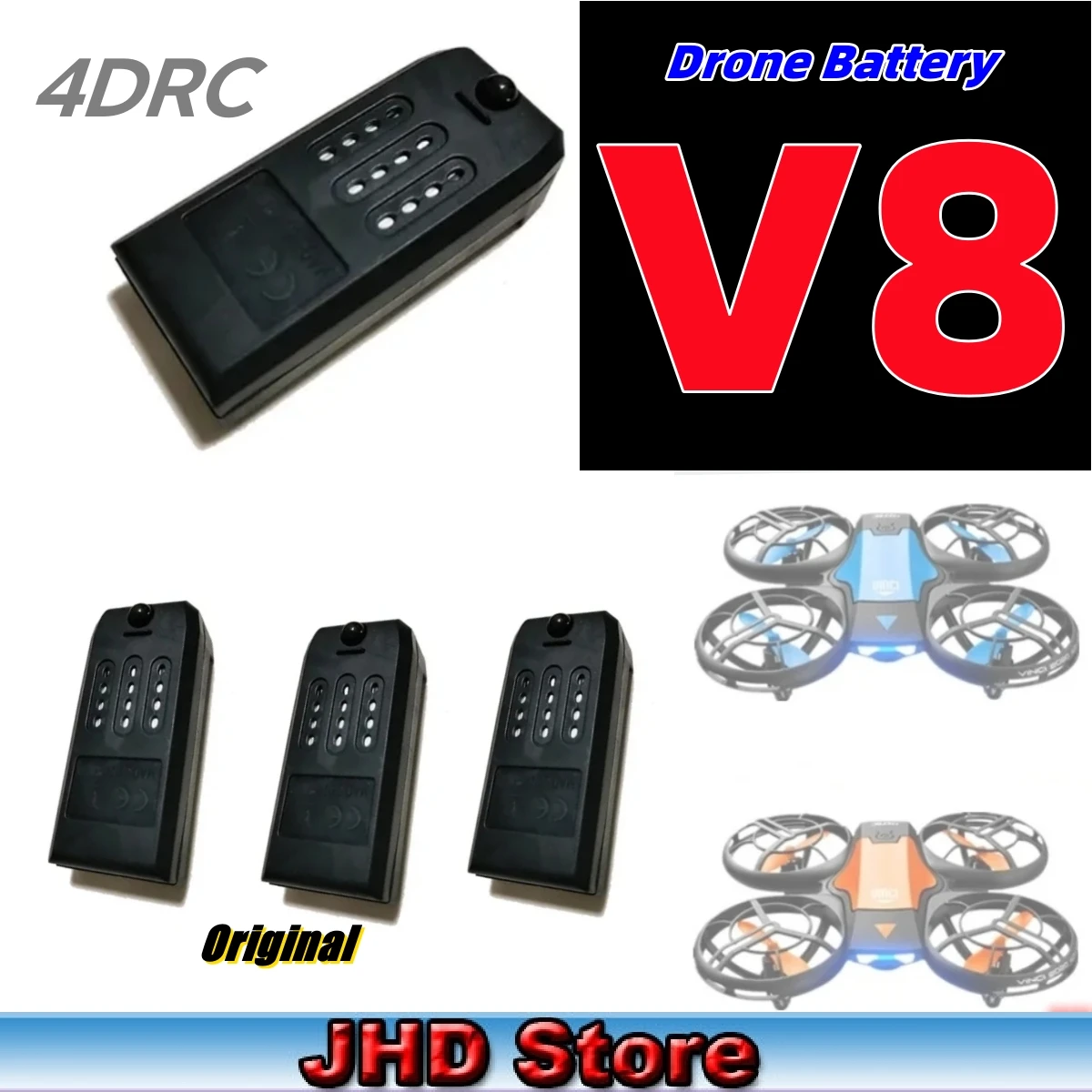 JHD-Original-4D-V8-Battery-For-Original-650mAh-4DRC-V8-Battery-For-RC ...