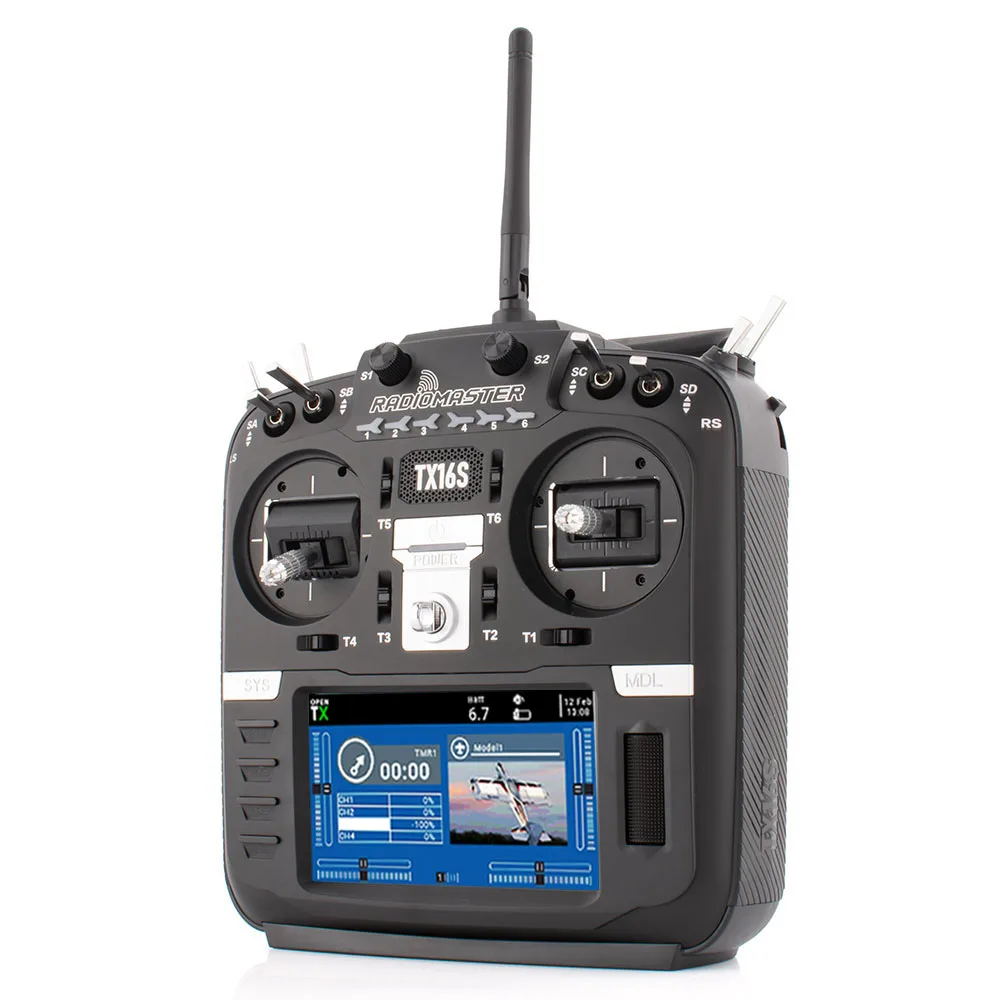 RadioMaster TX16S MKII V4.0 16CH 2.4G Hall Gimbals ELRS 4in1Transmitter ...