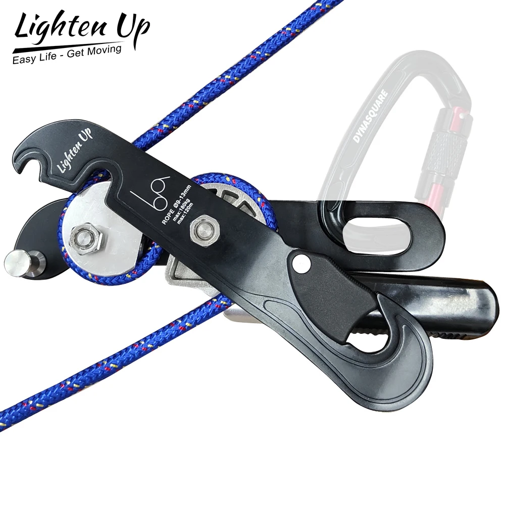 LightenUp-Outdoor-Rock-Climbing-Descender-Professional-Descent-STOP ...