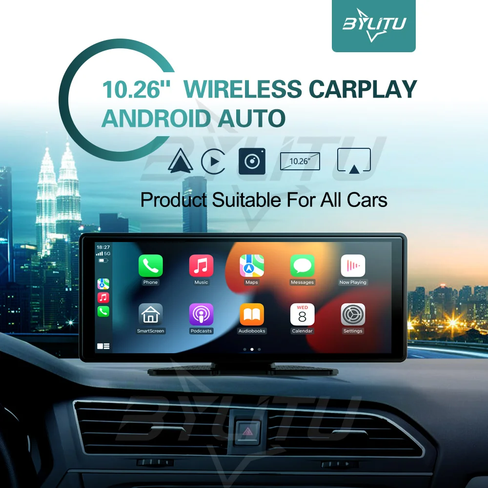 Universal-10-26-Inch-Screen-Wireless-Carplay-Wireless-Android-Auto ...