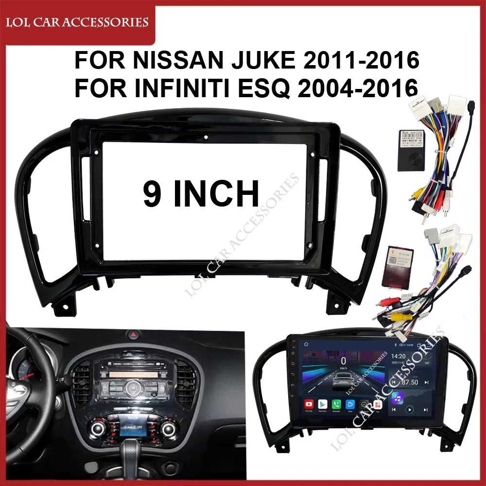 9 Inch For Nissan Juke 2011-2016 / Infiniti ESQ Car Radio Stereo ...