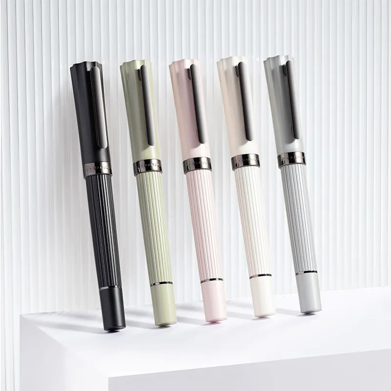 Banju Luxo Metal Fountain Pen, 5 Cores, Preto, Rosa, Financeiro ...