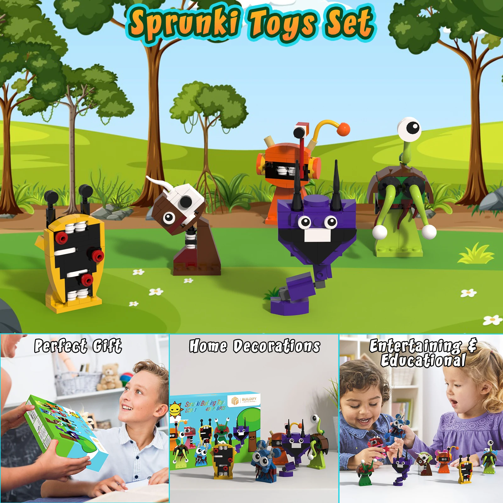 Small Toy Box Mystery Box Sprunki Action Figures,Sprunki Toys Sprunkies ...