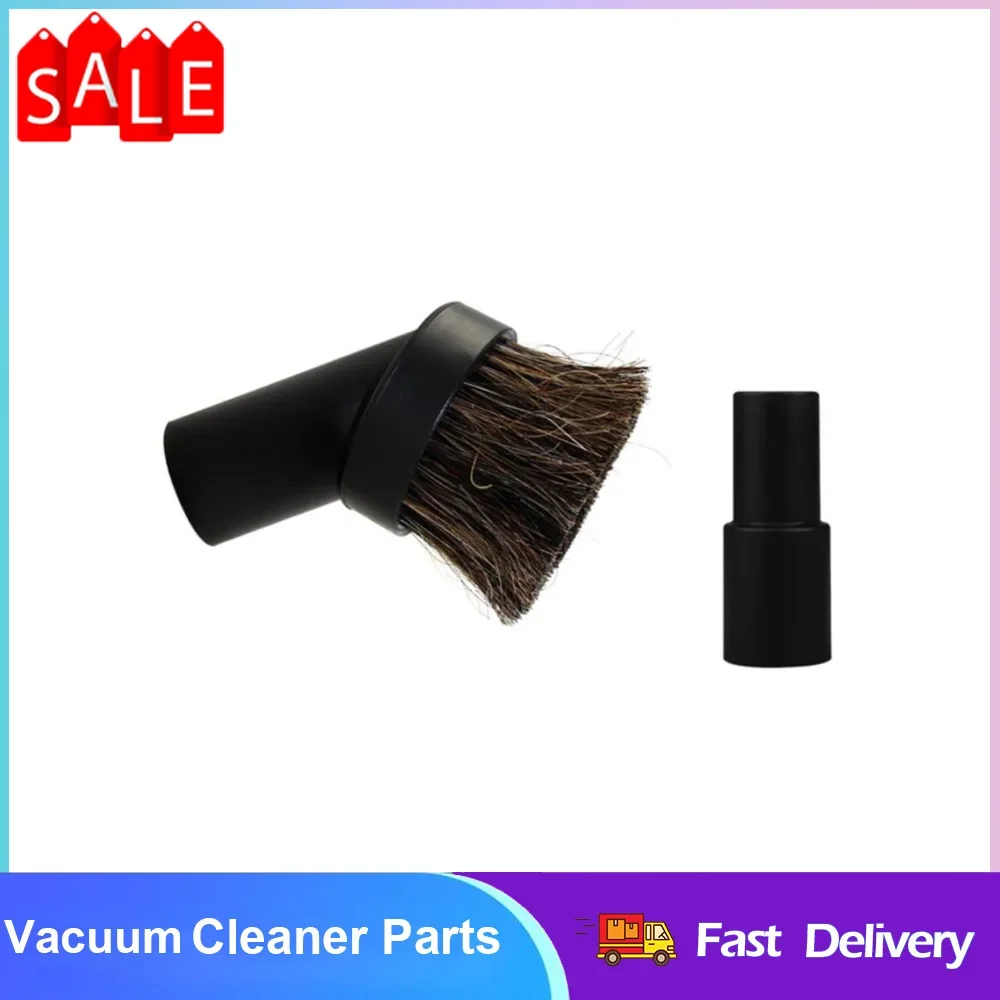 36mm-Long-Horse-Hair-Round-Brush-Vacuum-Cleaner-Brush-With-Adapter-32mm ...