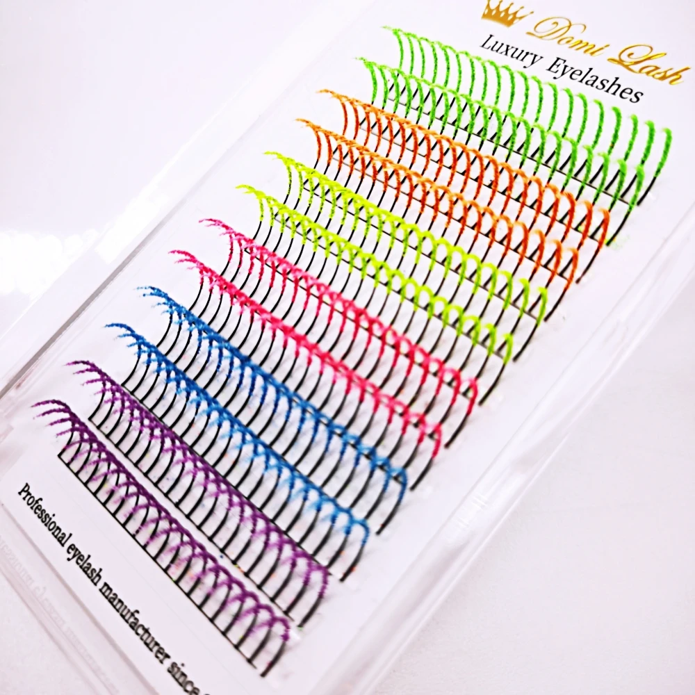 Fluorescence-Glitter-Eyelash-Extensions-Mix-Color-Shiny-Classic ...