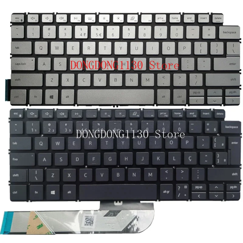 Russian/US/Brazil/Latin/Spanish laptop Keyboard FOR DELL Inspiron 13 ...