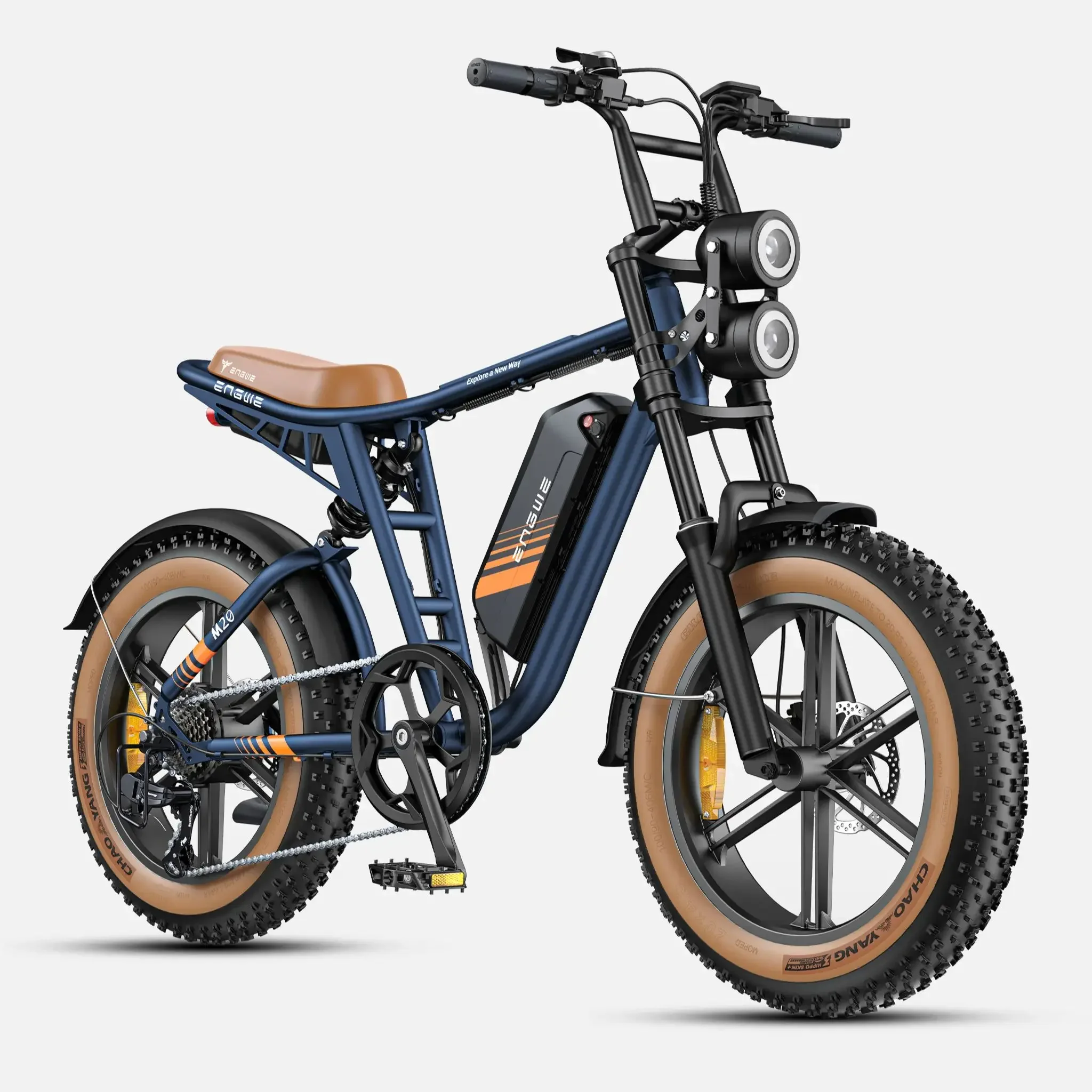 ENGWE M20 2.0 Electric Bicycle 750W Motor 52V15.6AH Mountain E-bike Off-road Electric Motorcycle ...