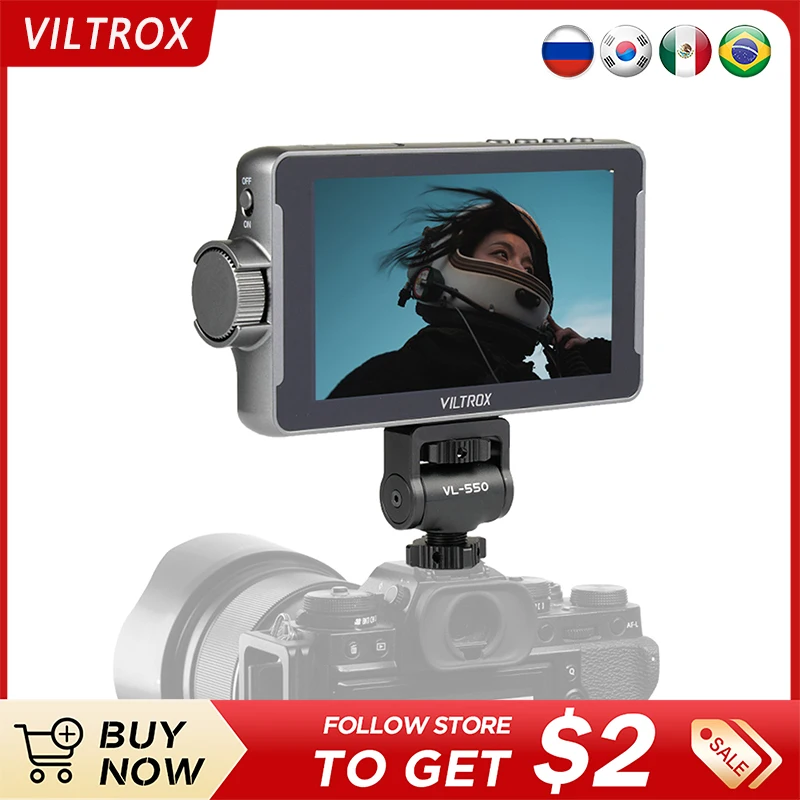 VILTROX-DC-550-Portable-Monitor-Camera-Video-Monitor-5-5-Inch-Video ...