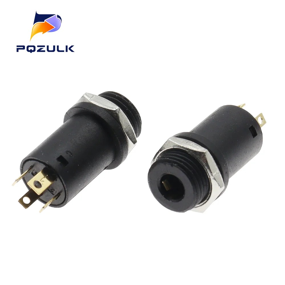 10PCS 3.5mm 4 Channel Female Headphone Stereo Jack Panel Mount ...