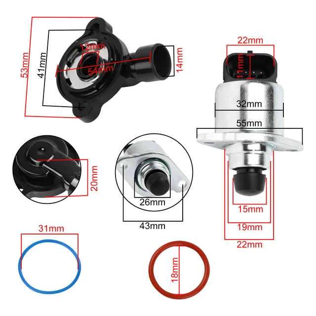 Air Intake & Fuel Delivery Sensors For Cadillac Escalade Throttle ...