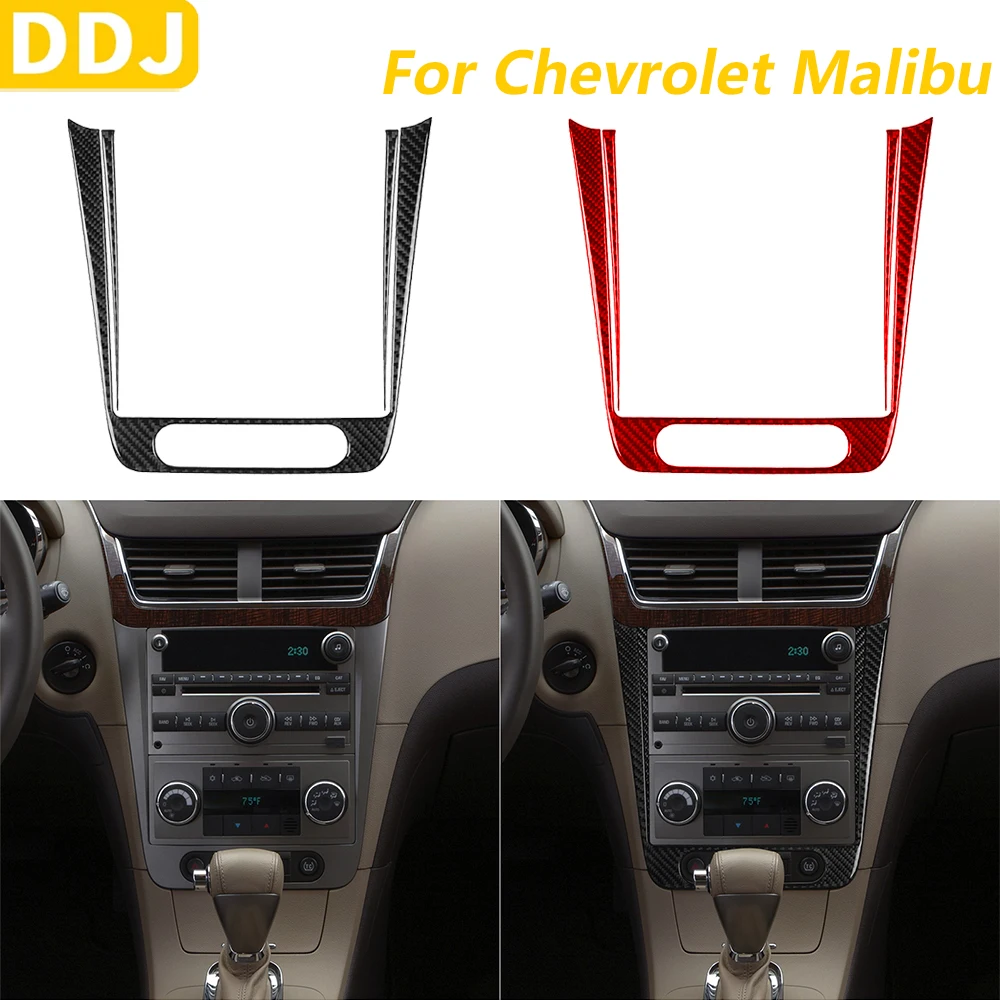 For Chevrolet Malibu 2010 2011 2012 Real Carbon Fiber Central Control ...