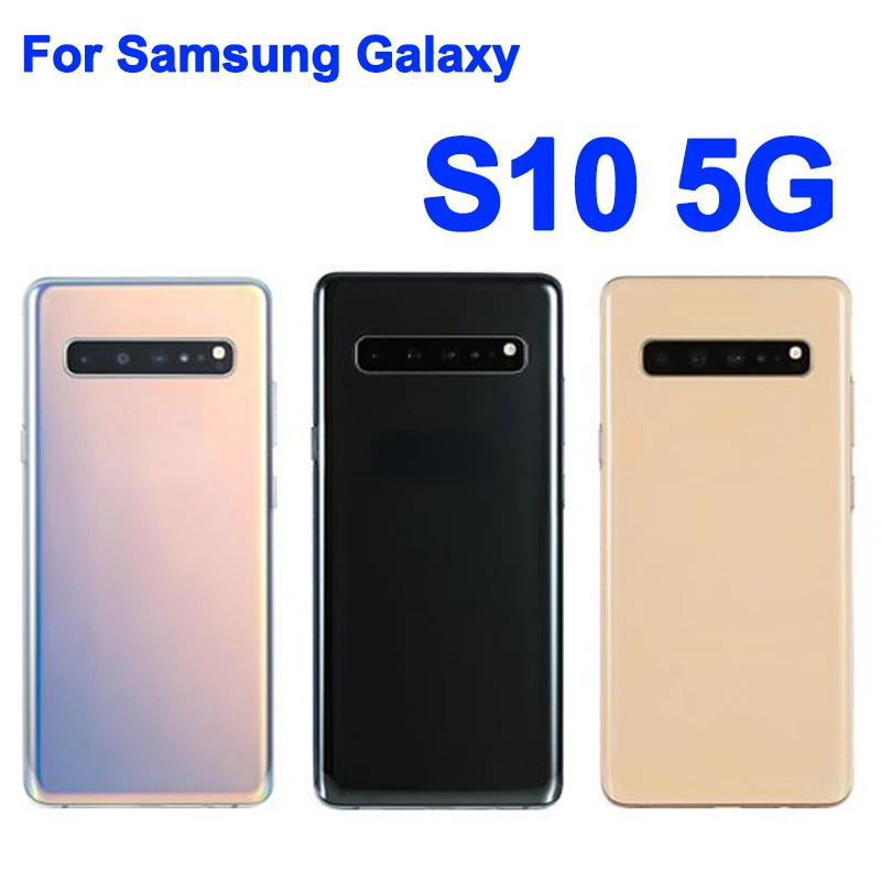 Rear-Housing-For-Samsung-Galaxy-S10-5G-G977-Glass-Back-Cover-Repair ...