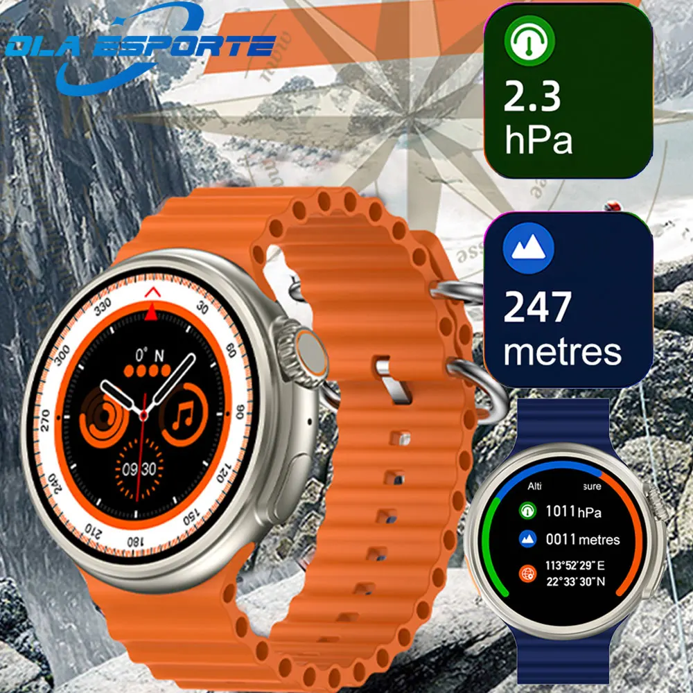 Ola-Esporte-Dynamic-Island-Ultra-2-Rel-gio-Inteligente-para-Homens-e ...