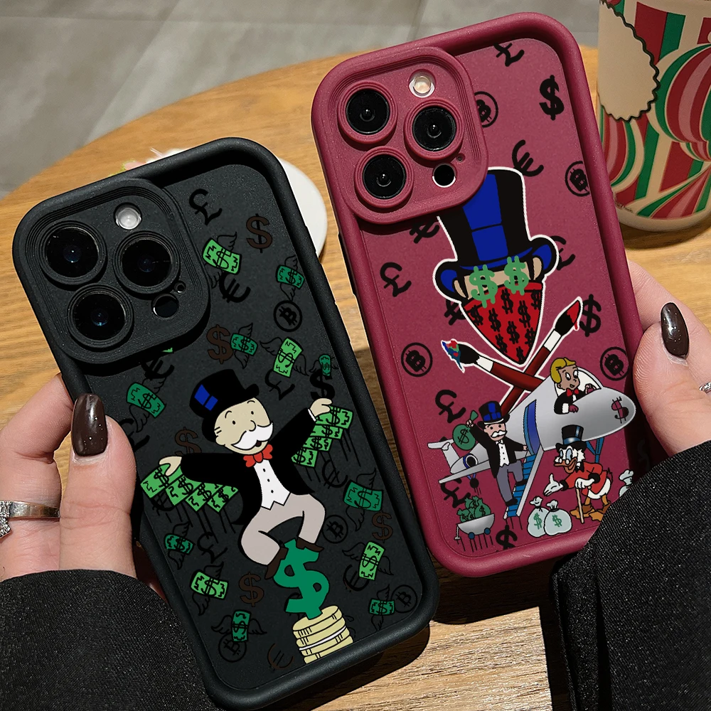 Monopoly Theme Soft TPU Phone Case - Durable Back Cover for Redmi Note ...