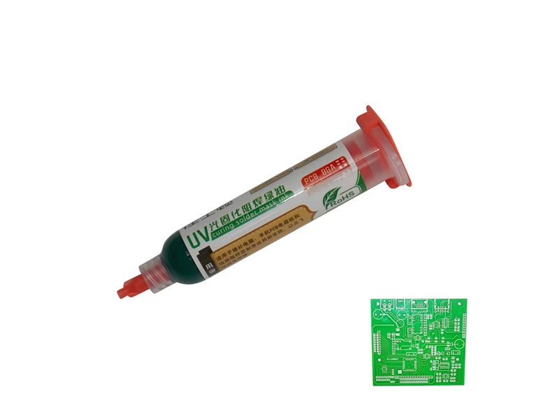 Jaston 10Cc Zöld/Piros Uv -Kanyargós Forrasztási Maszk Tinta Pcb Bga ...