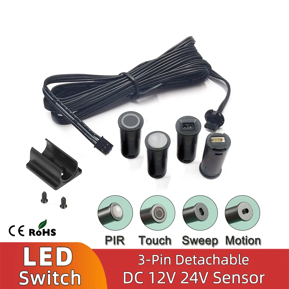 Touch-sensor-switch-Hand-Sweep-Switch-5A-12V-24V-IR-Motion-Sensor-Hand ...