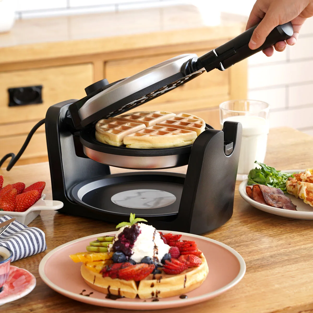Multifunction-Waffle-Maker-Cake-Machine-Electric-Baking-Pan-for-Home ...