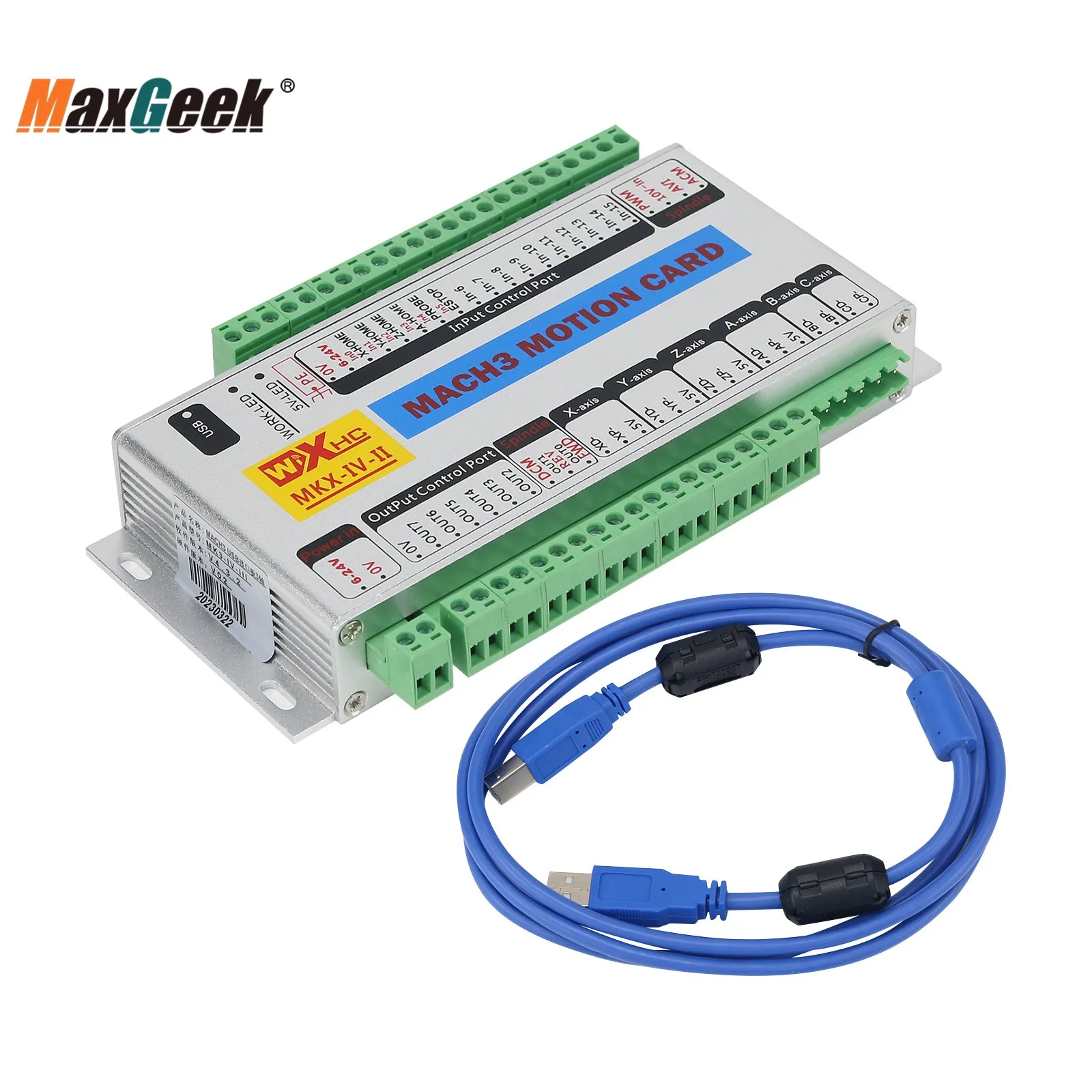 Maxgeek-MK4-IV-Mach3-Motion-Card-3-Axis-4-Axis-USB-Motion-Controller ...